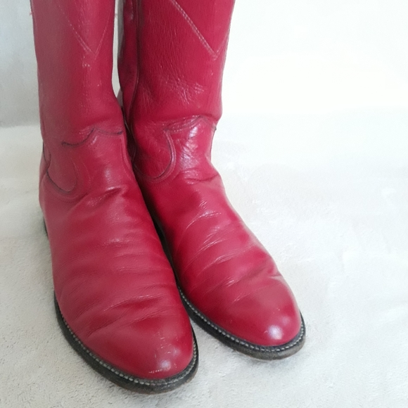 Justin Boots | Shoes | Justin Red Roper Boots | Poshmark